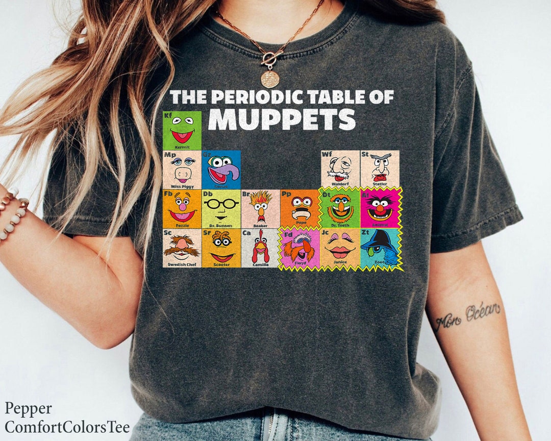 The Muppets Periodic Table of the Muppets Shirt Family Matching Walt ...
