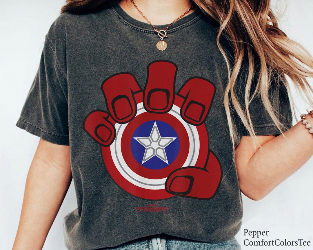 Red Hulk Hand Shiel Shirt Marvel Captain America Brave New World Shirt ...
