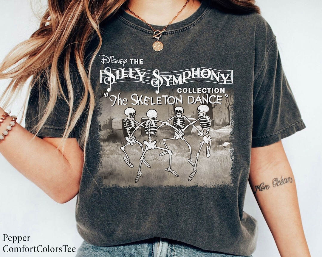 The Silly Symphony Collection Skeleton Dance Shirt / Creepy Disney ...