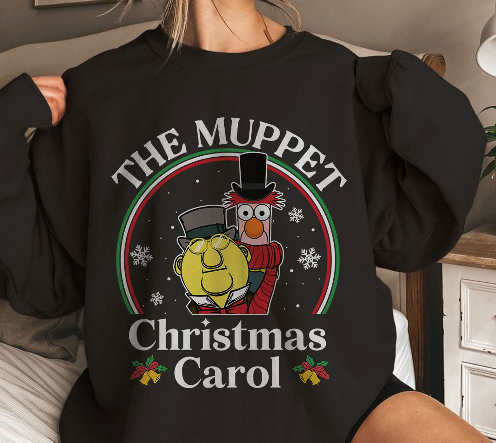 The Muppet Christmas Carol Bunsen Honeydew and Beaker Retro Shirt ...