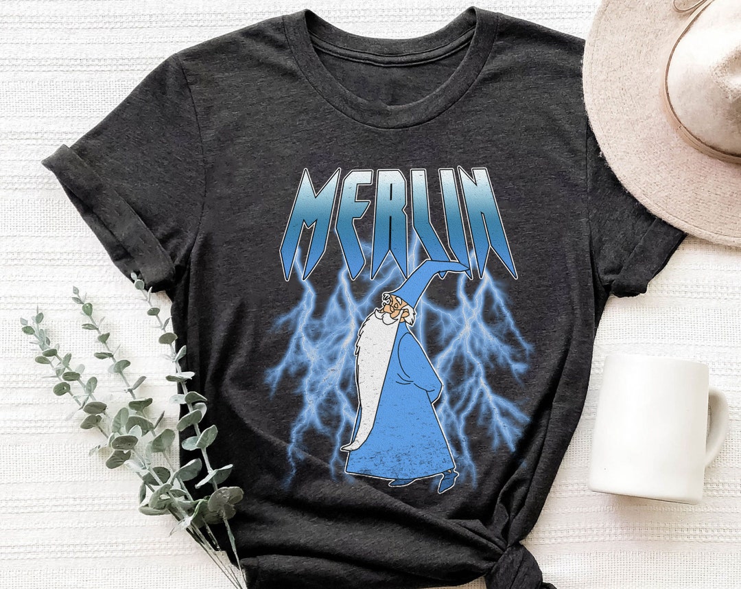 Merlin the Sword in the Stone Metal Rock Shirt Family Matching Walt ...