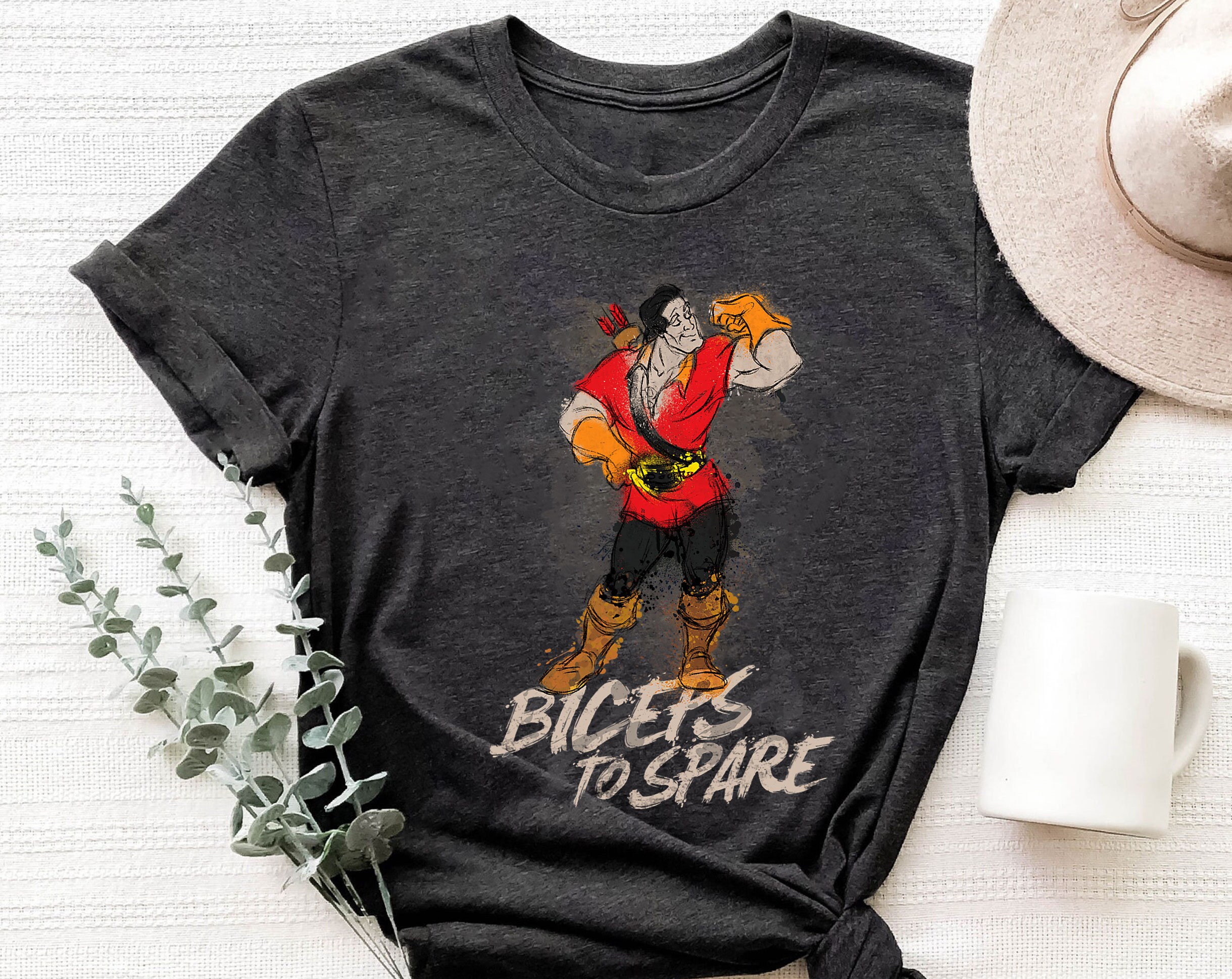 Beauty and the Beast Gaston Biceps to Spare Shirt Walt Disney World ...
