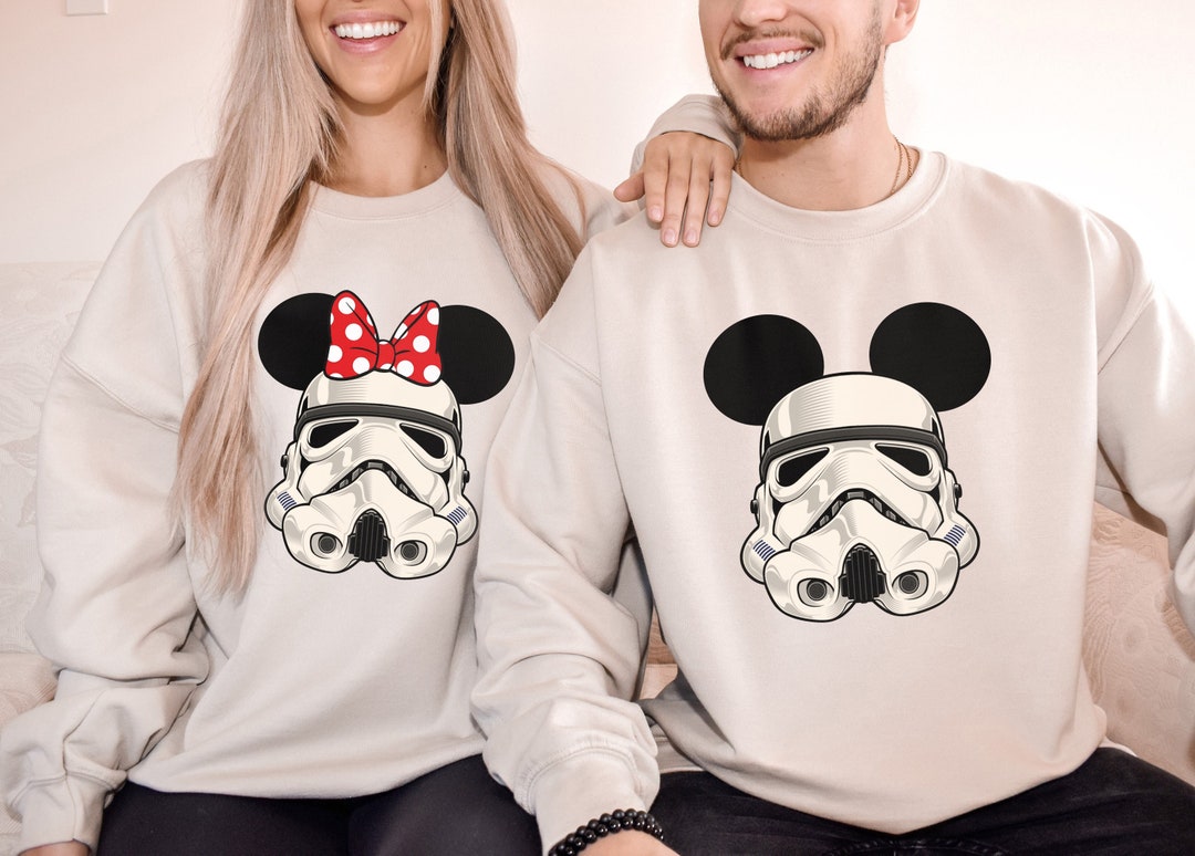 Custom Star Wars Couple Stormtrooper Wear Mickey Ears Disneyland Trip ...