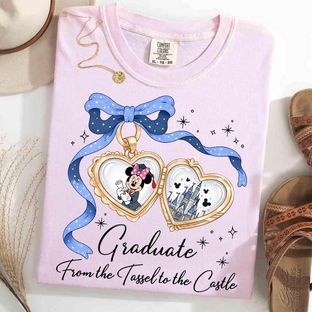 Custom All Disney Characters Graduation Tassel to the Castle Shirt ...