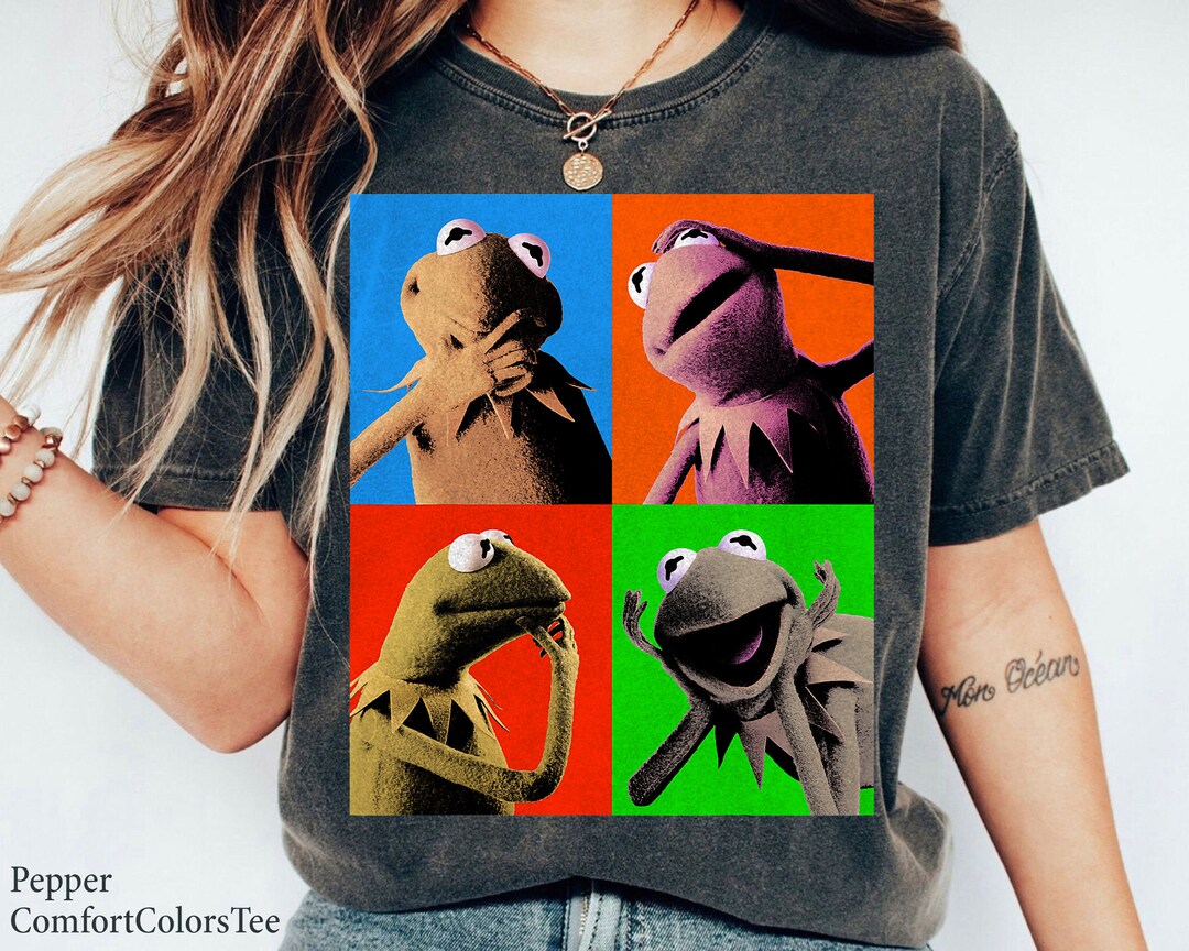 The Muppets Kermit the Frog Pop Art Shirt Family Matching Walt - Etsy