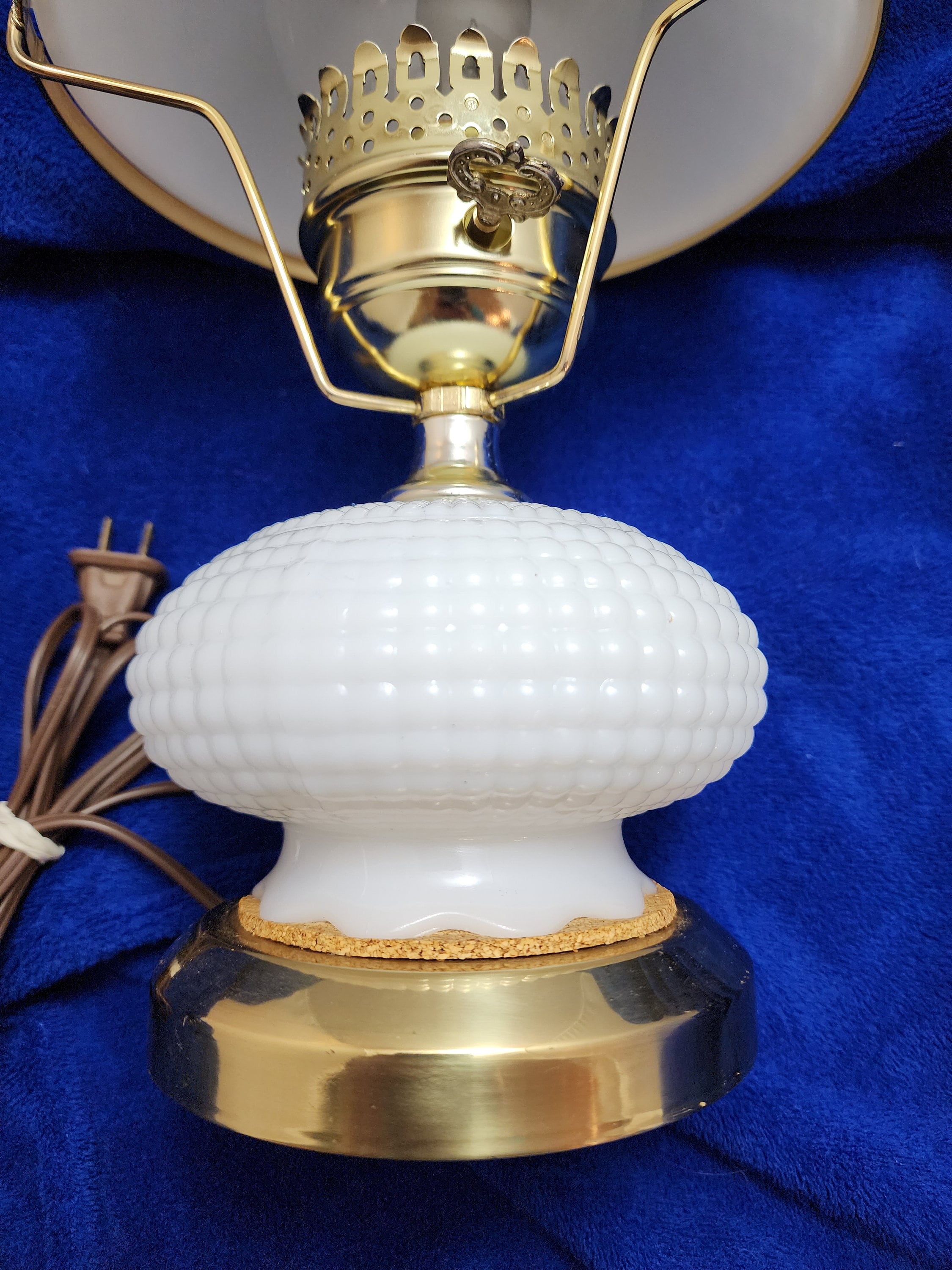 Vintage Hobnail White Milk Glass Lamp. Makes a Great Accent Lamp, MCM ...