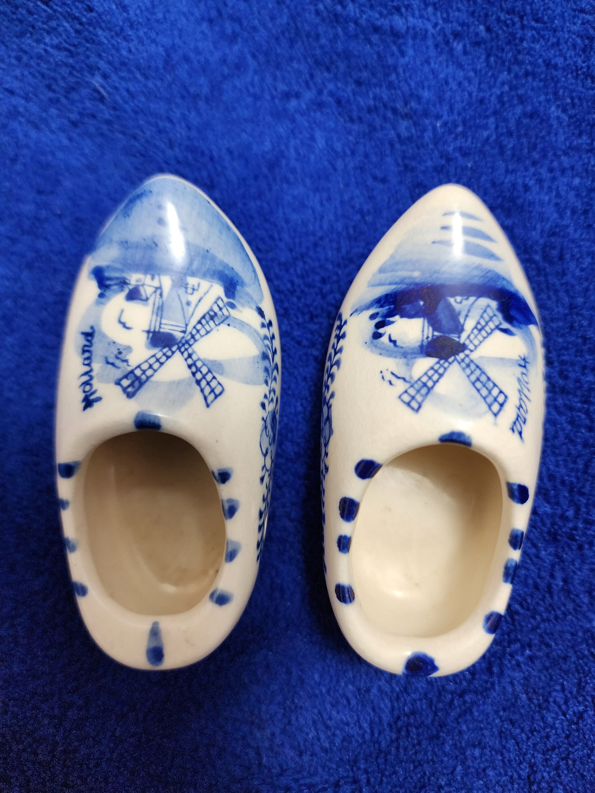 Mini Blue and White Delft Clogs. 1980s, Hand Painted in Holland - Etsy