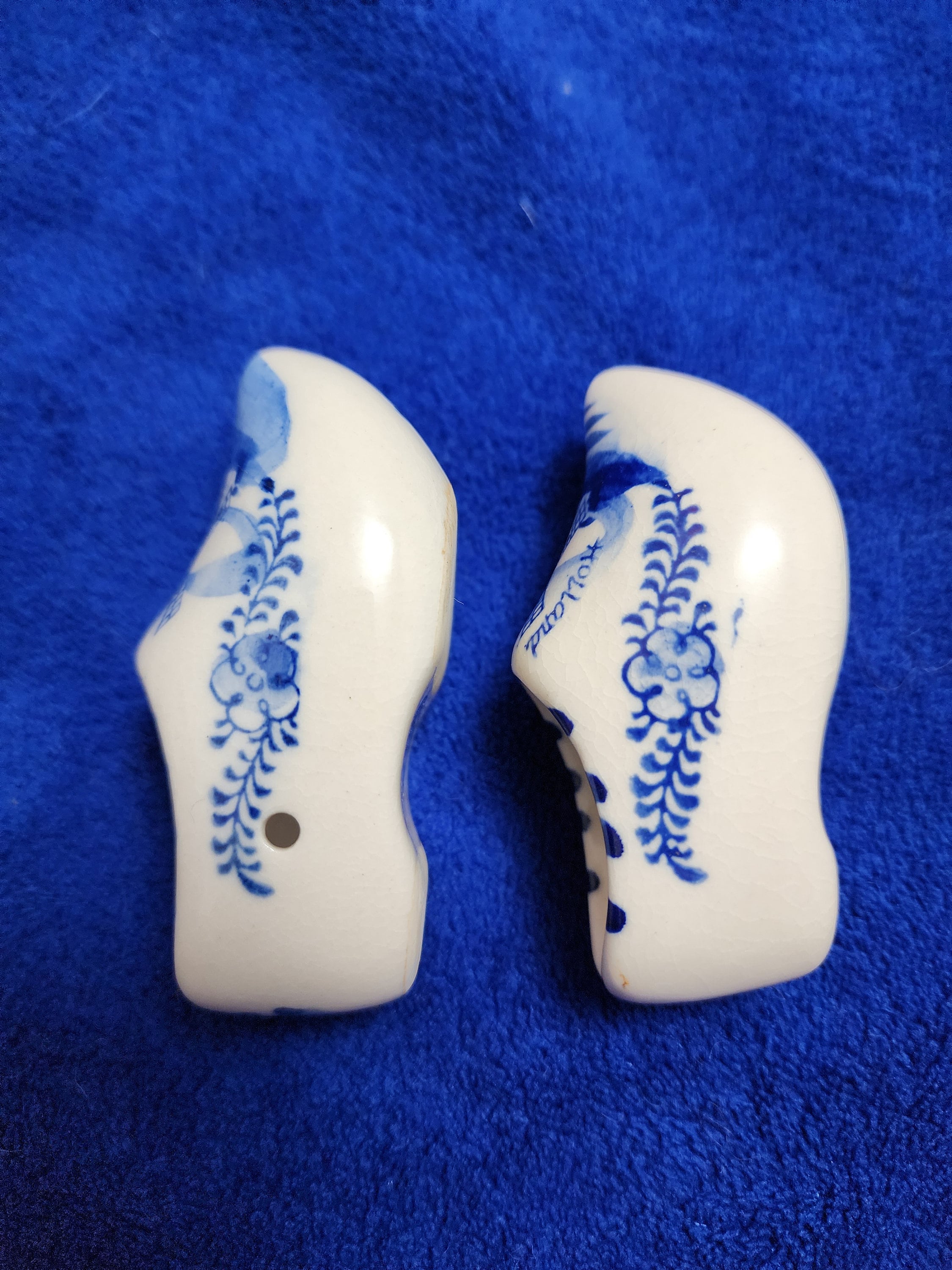 Mini Blue and White Delft Clogs. 1980s, Hand Painted in Holland - Etsy