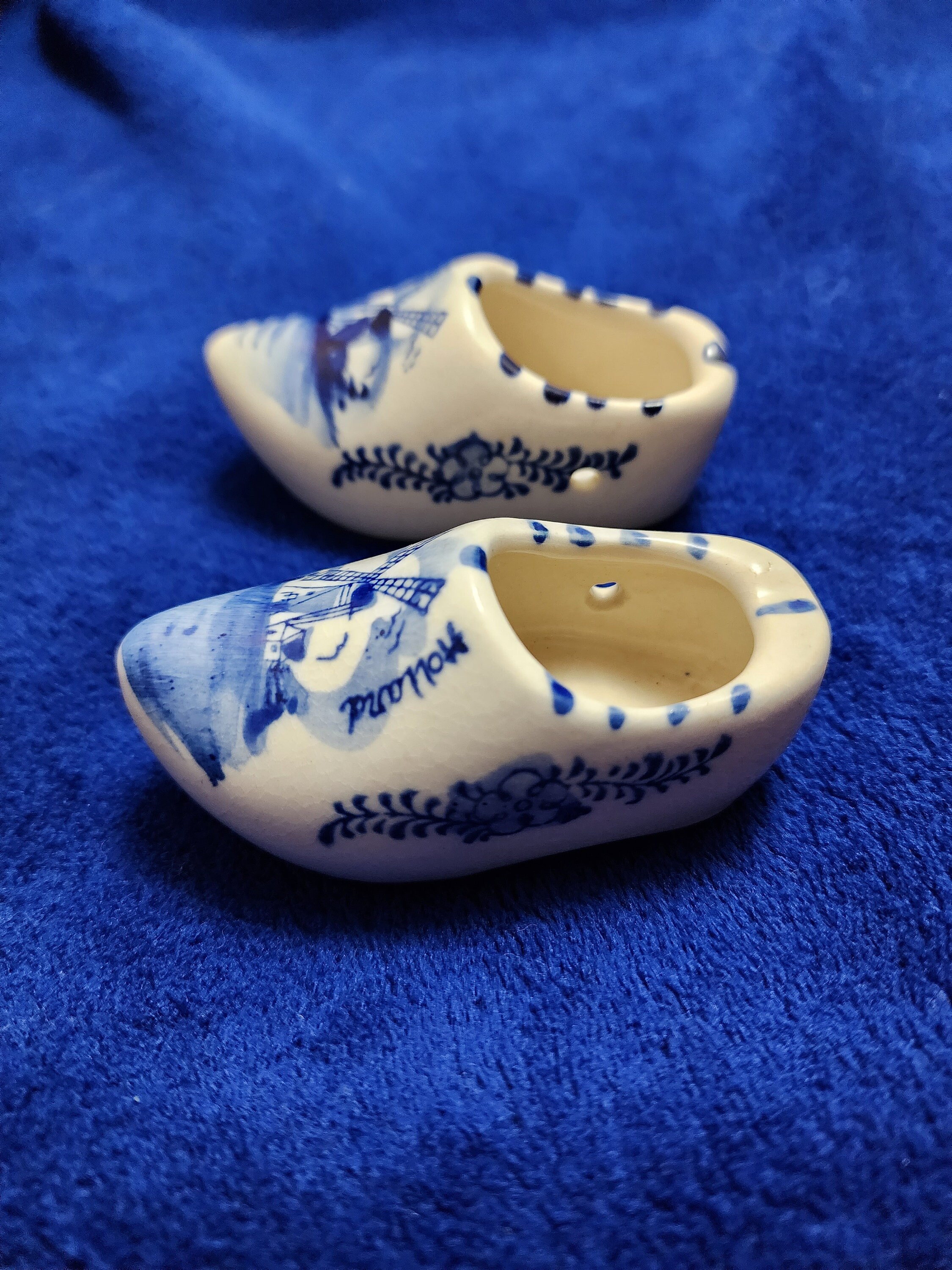 Mini Blue and White Delft Clogs. 1980s, Hand Painted in Holland - Etsy