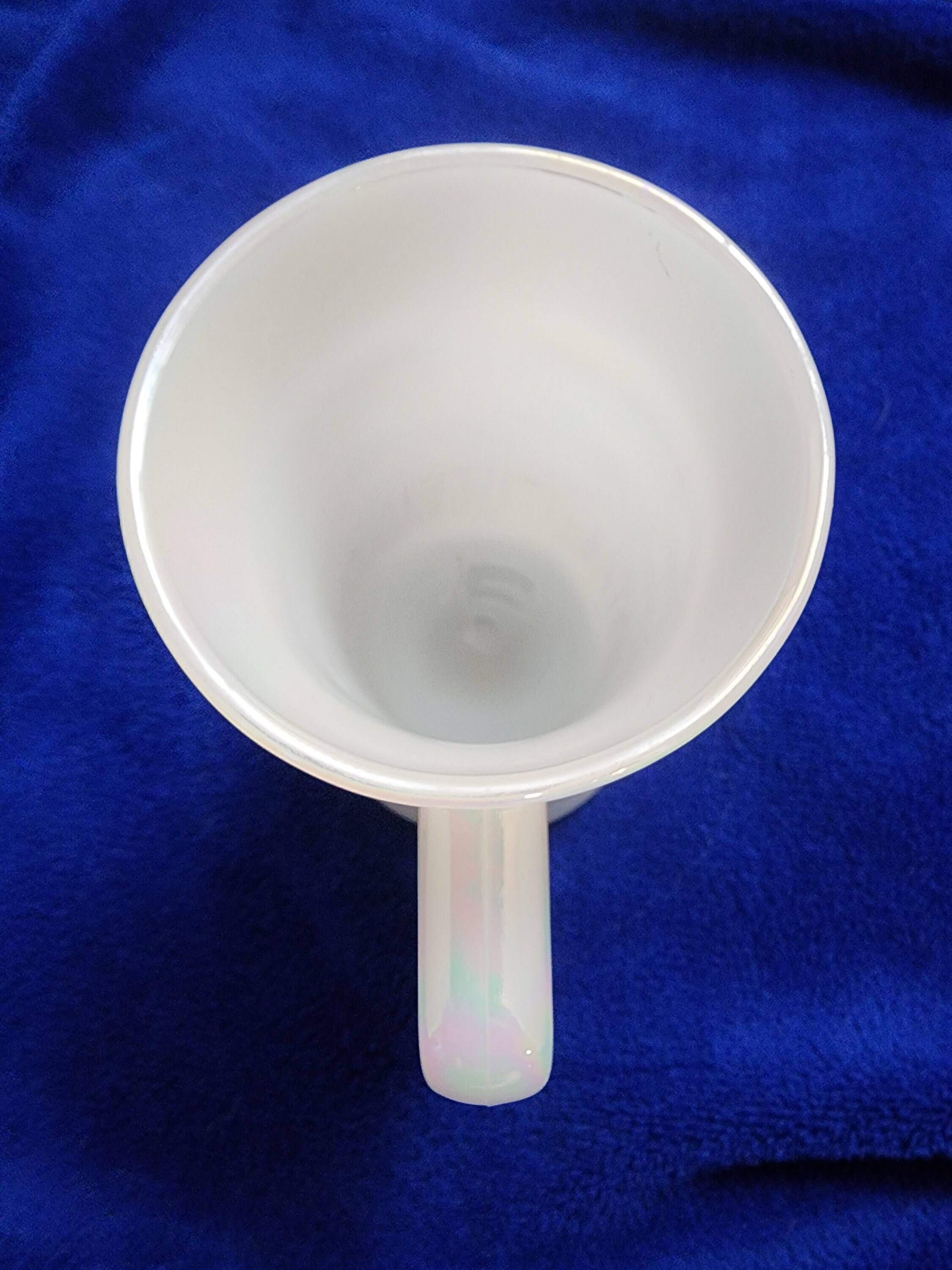 Mid Century Fenton Federal Opalescent Carnival Glass Stein/ Mug With ...