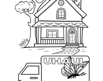 u haul supergraphics coloring contest pages