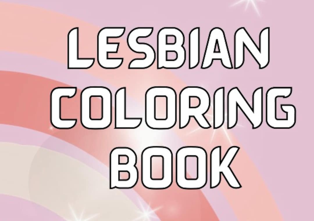 Valentine's Day Lesbian Printable Digital Coloring Book for LGBTQ+ Joy ...