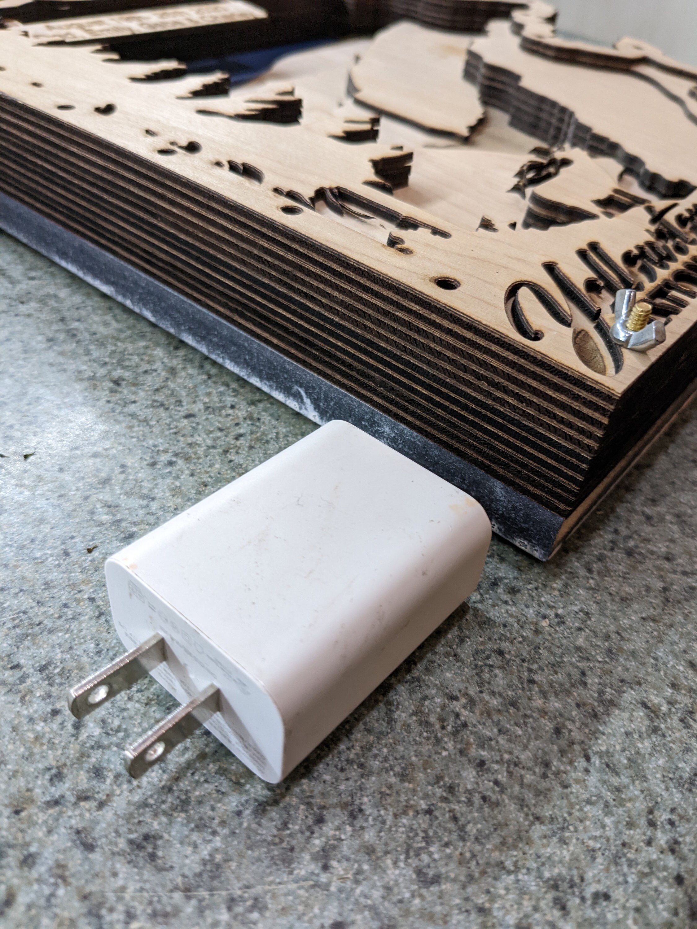 Yellowstone River Falls Art in Park Outline Layered Laser Cut File SVG ...