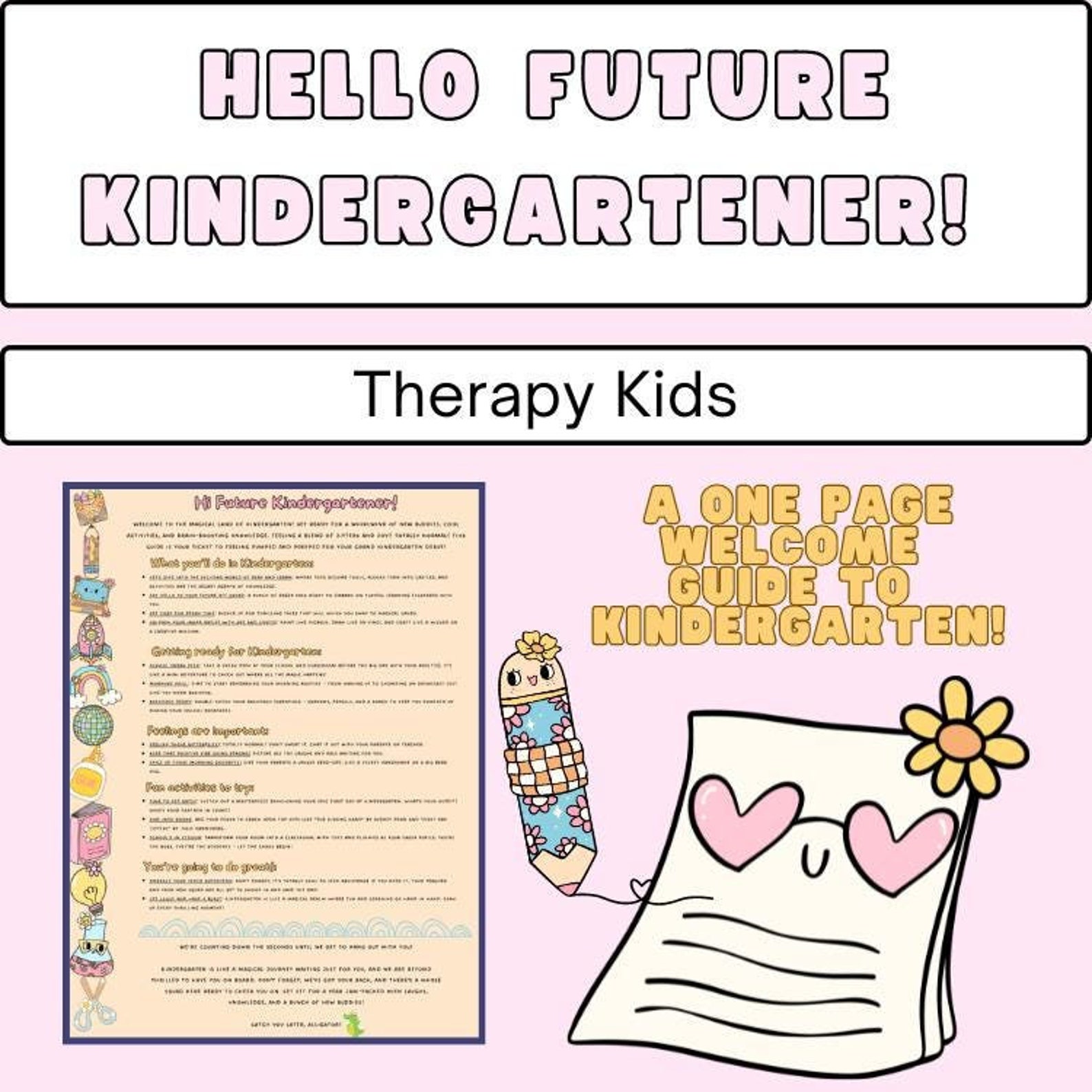 Welcome Letter-kindergarten-teacher-handout-back to School-first Day ...