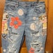 Distressed Zombie Rag Doll Jeans/hipster Jeans/grunge Jeans/boho ...