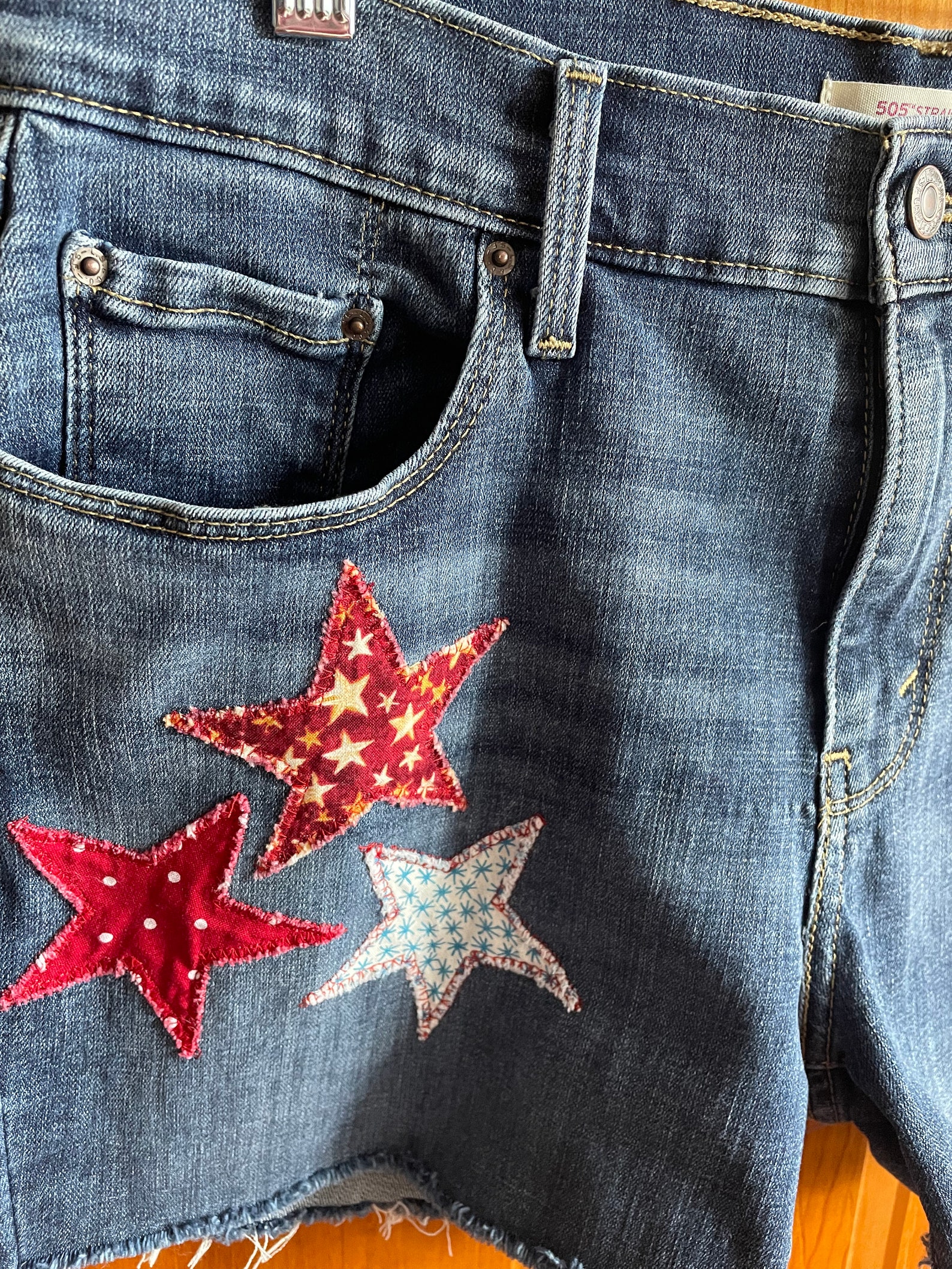 Made to Order Only Stars and Stripes Cutoff Shorts / 4th of July Shorts ...