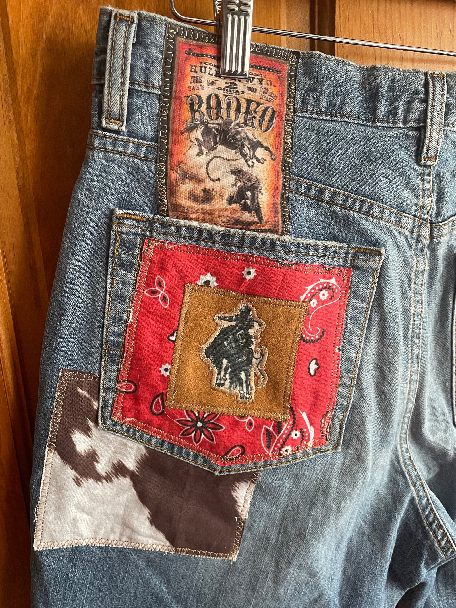 Rodeo Jeans / Coyboy Shorts / Cowgirl Cutoffs / Upcycle - Etsy