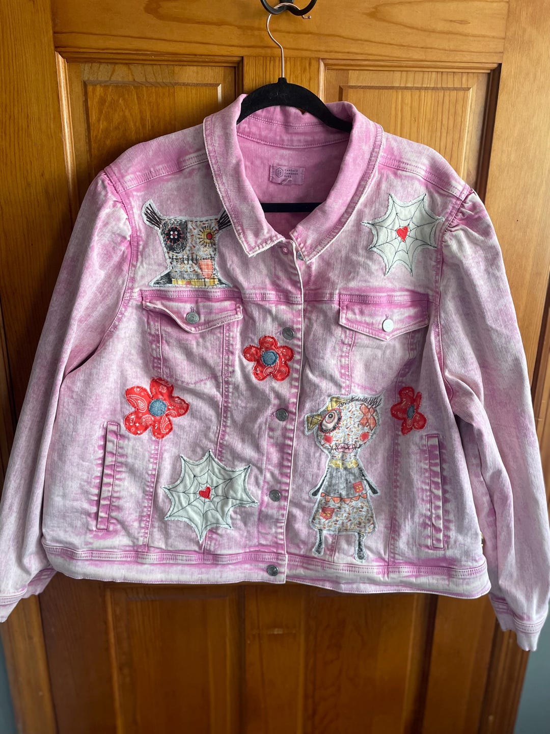 Zombie Rag Doll Upcycled Pink Jacket - Etsy