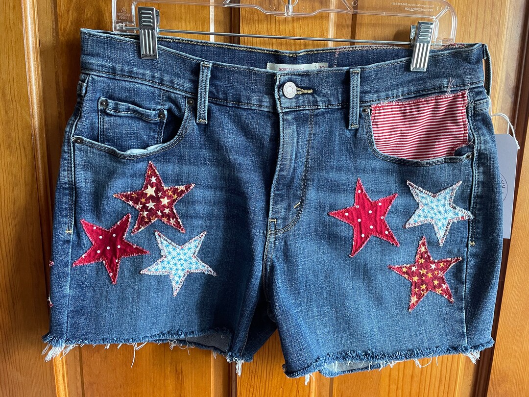 Made to Order Only Stars and Stripes Cutoff Shorts / 4th of July Shorts ...