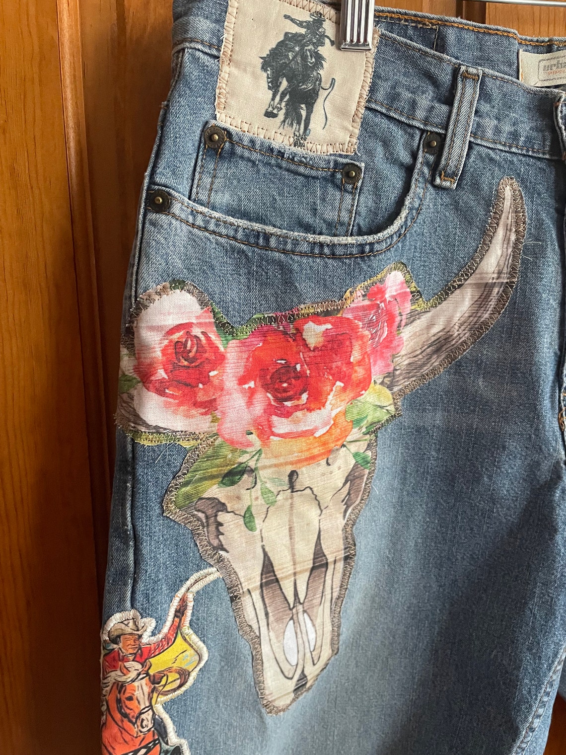 Rodeo Jeans / Coyboy Shorts / Cowgirl Cutoffs / Upcycle - Etsy