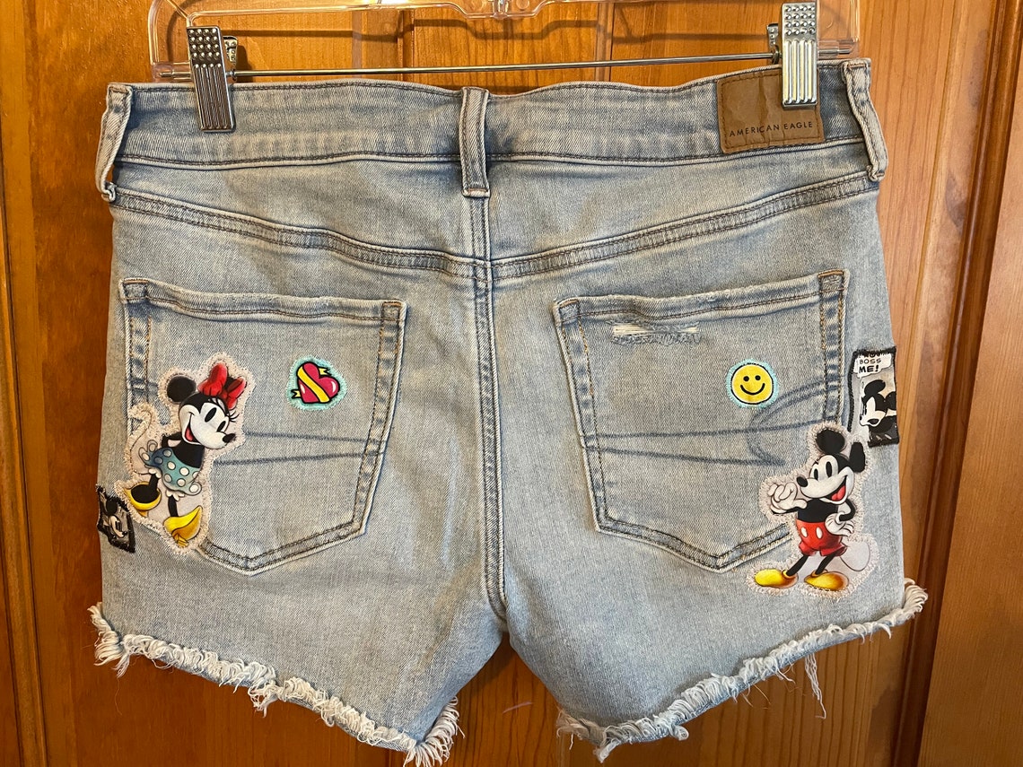 Made to Order Only / Custom Mickey and Minnie Shorts / - Etsy