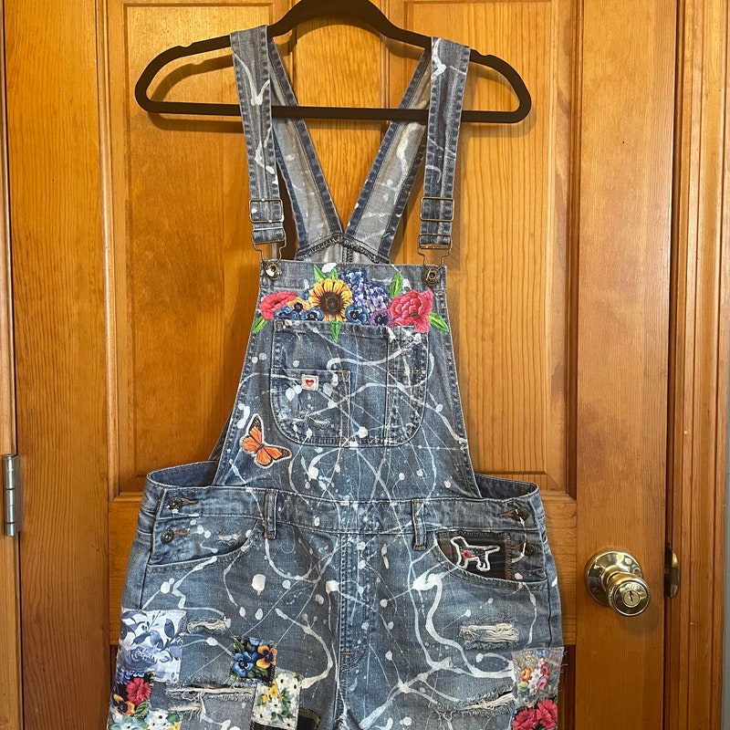 Floral Overalls Womens - Etsy
