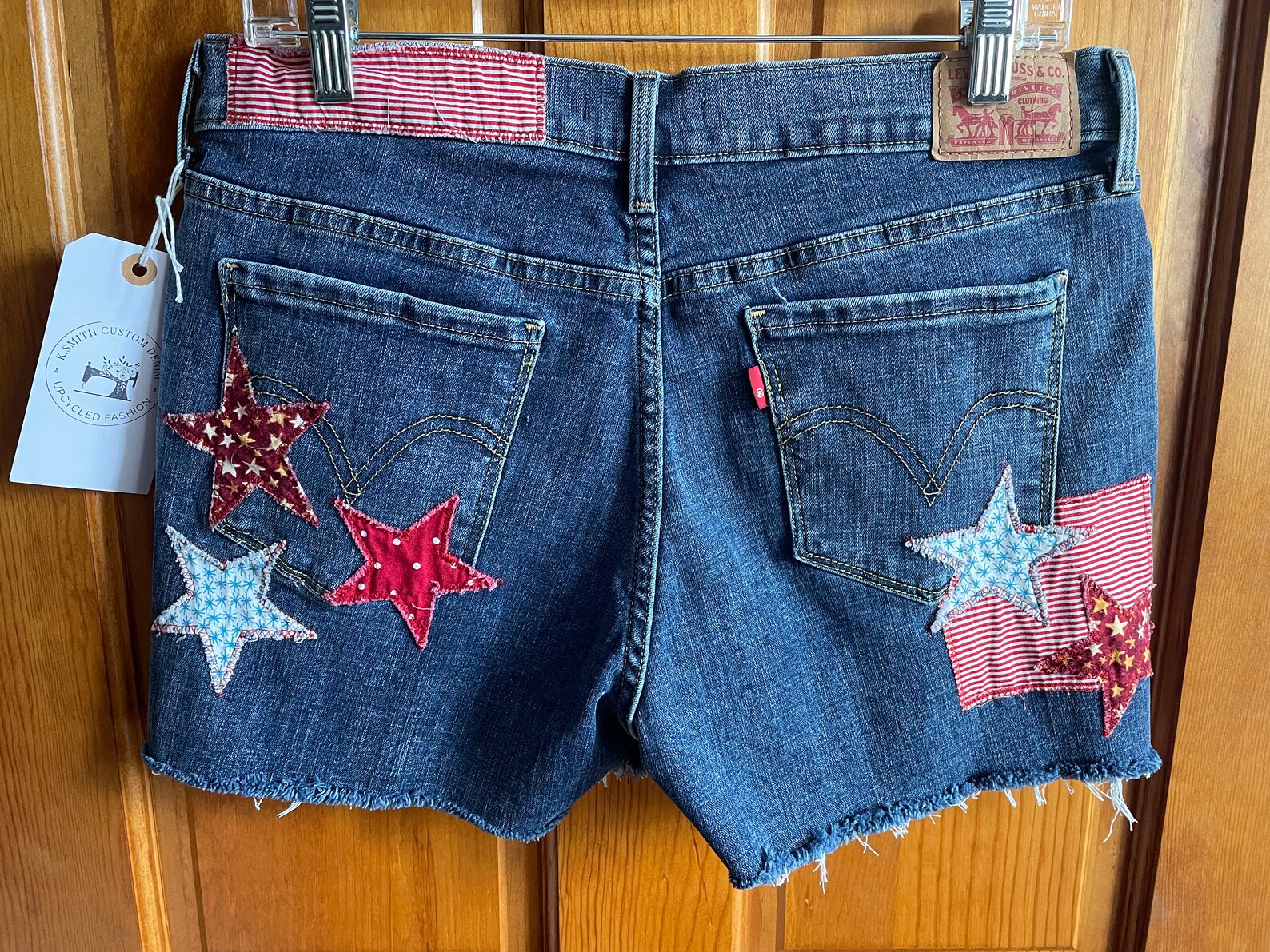 Made to Order Only Stars and Stripes Cutoff Shorts / 4th of July Shorts ...