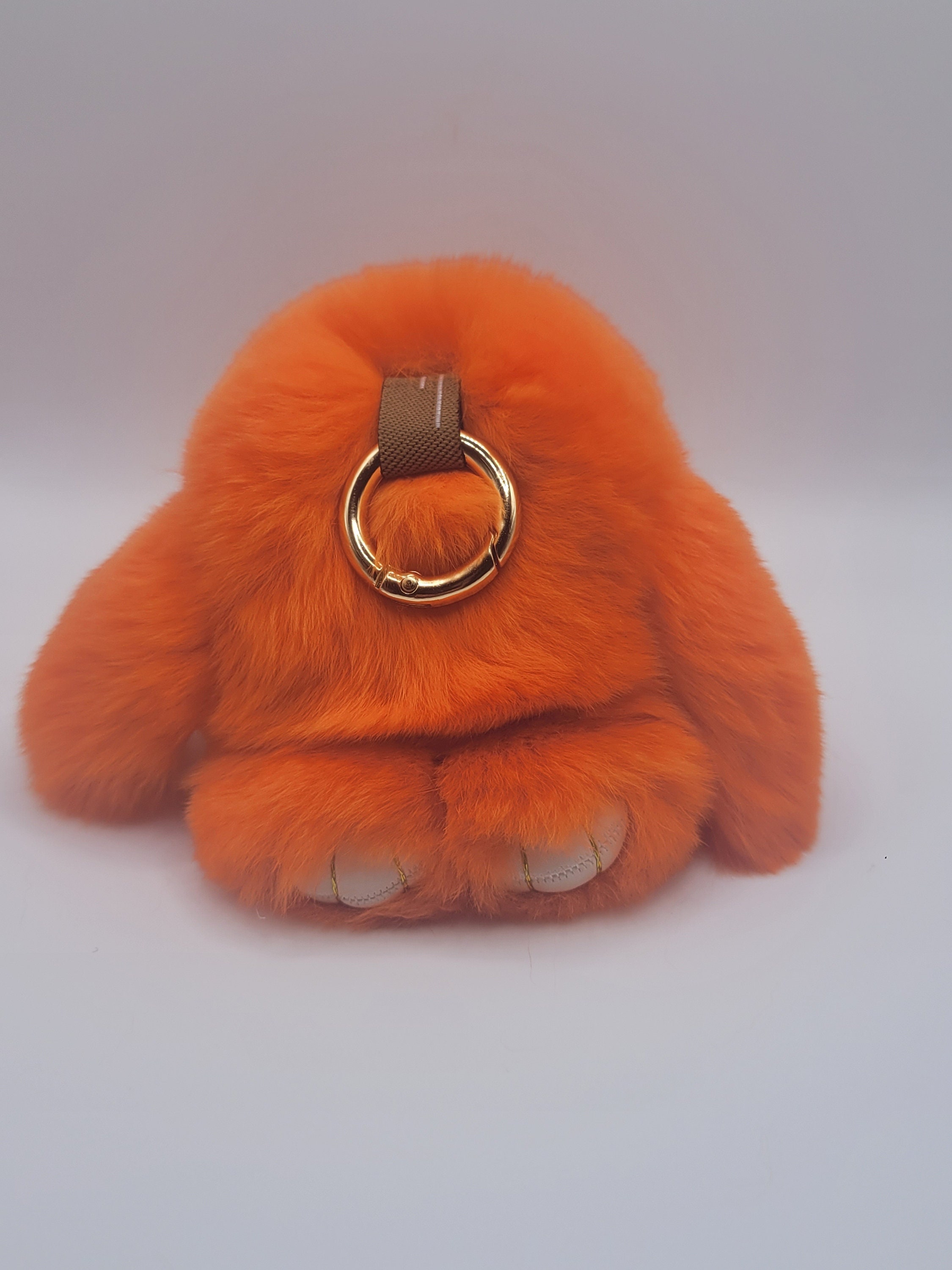 Real Rex Rabbit Fur Keychains/plush - Etsy