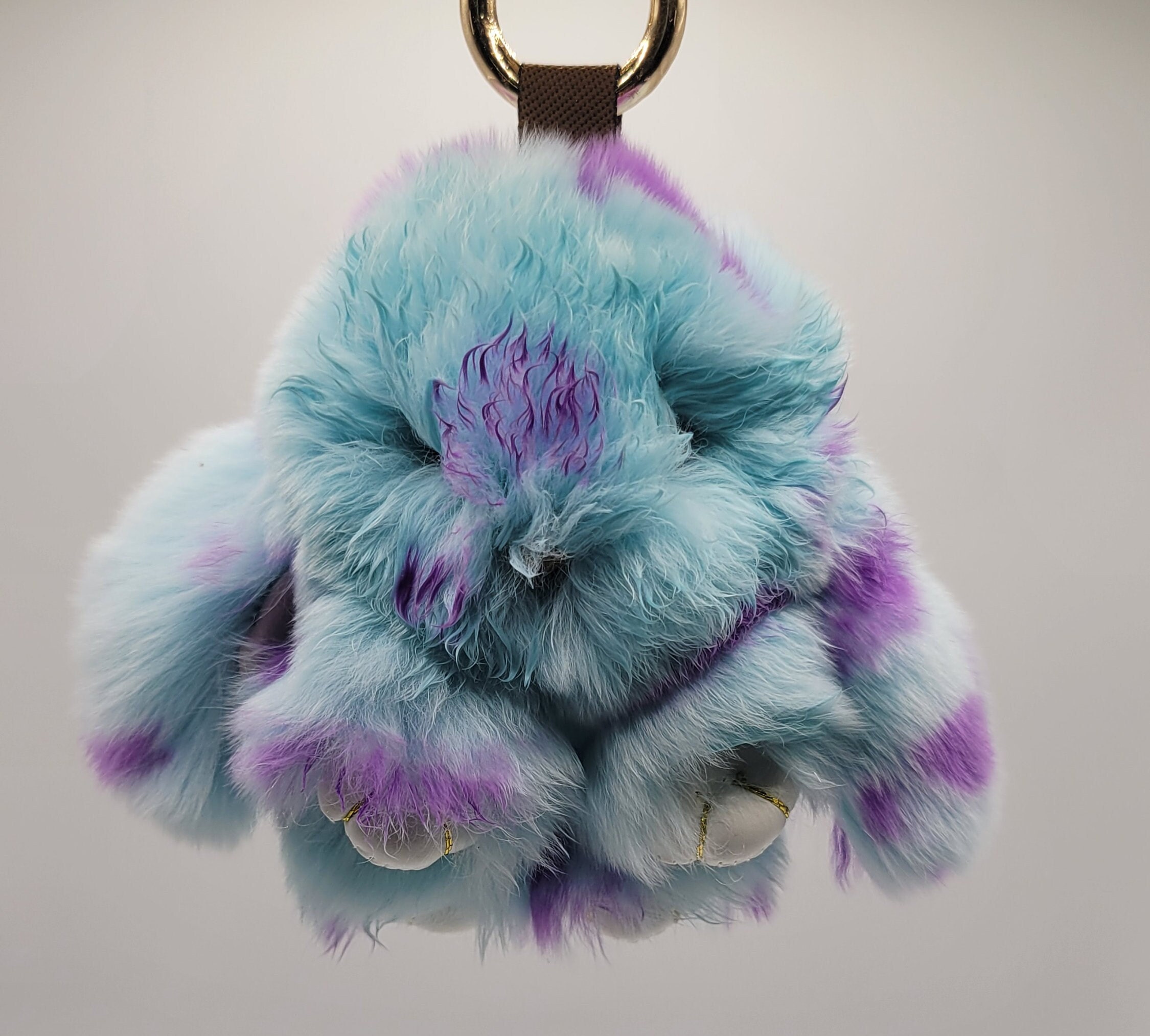 Real Rex Rabbit Fur Keychains/plush - Etsy