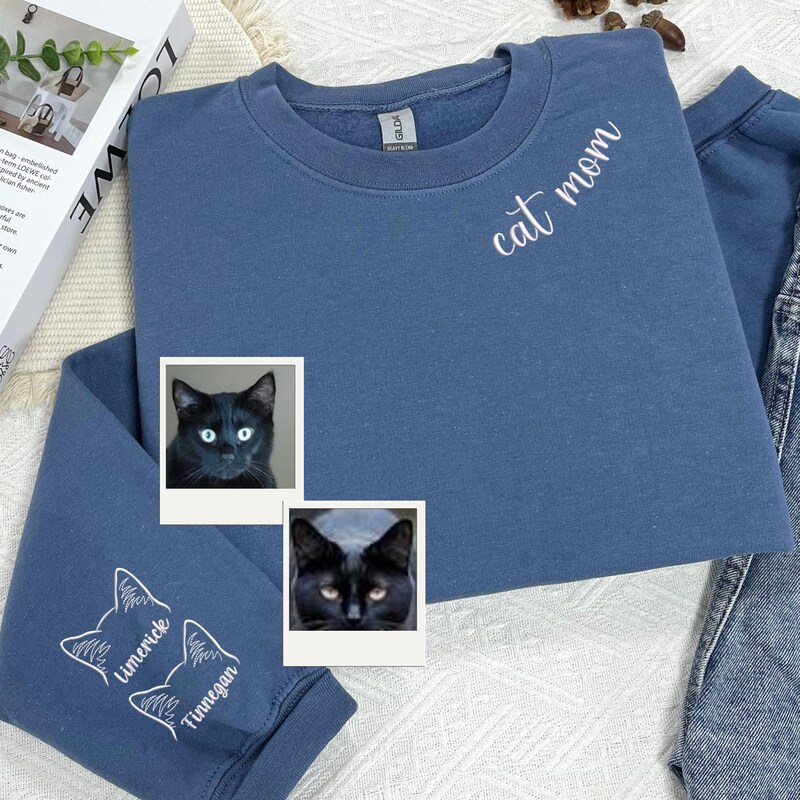 Cat Sweatshirt - Etsy
