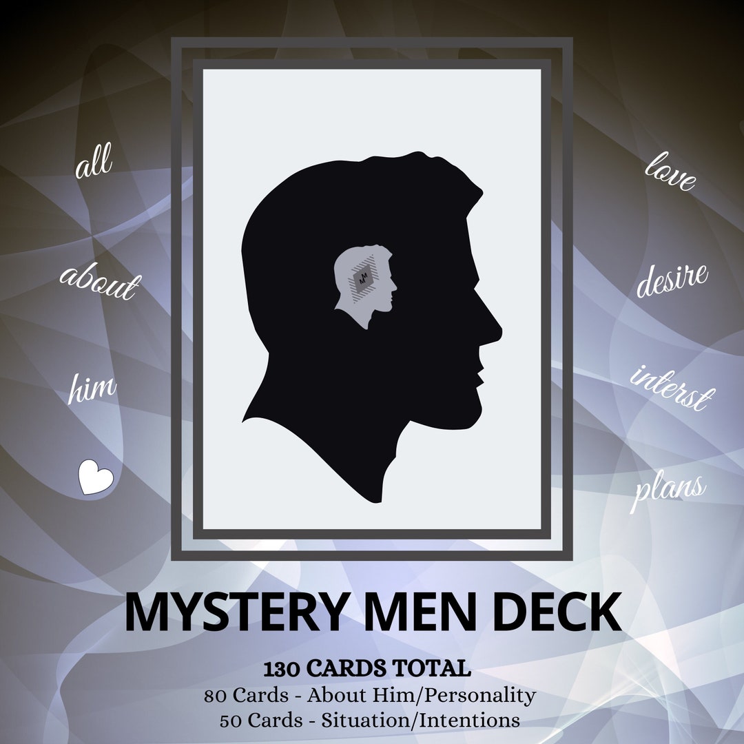 Mystery Men Oracle Deck 130 Cards All About Him Tarot Personality ...