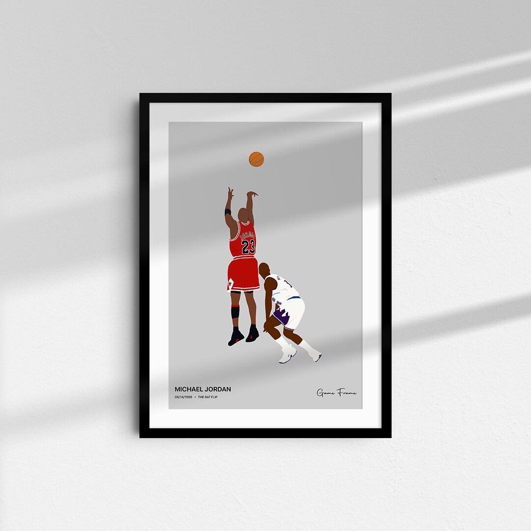 Michael Jordan the Last Shot - Etsy