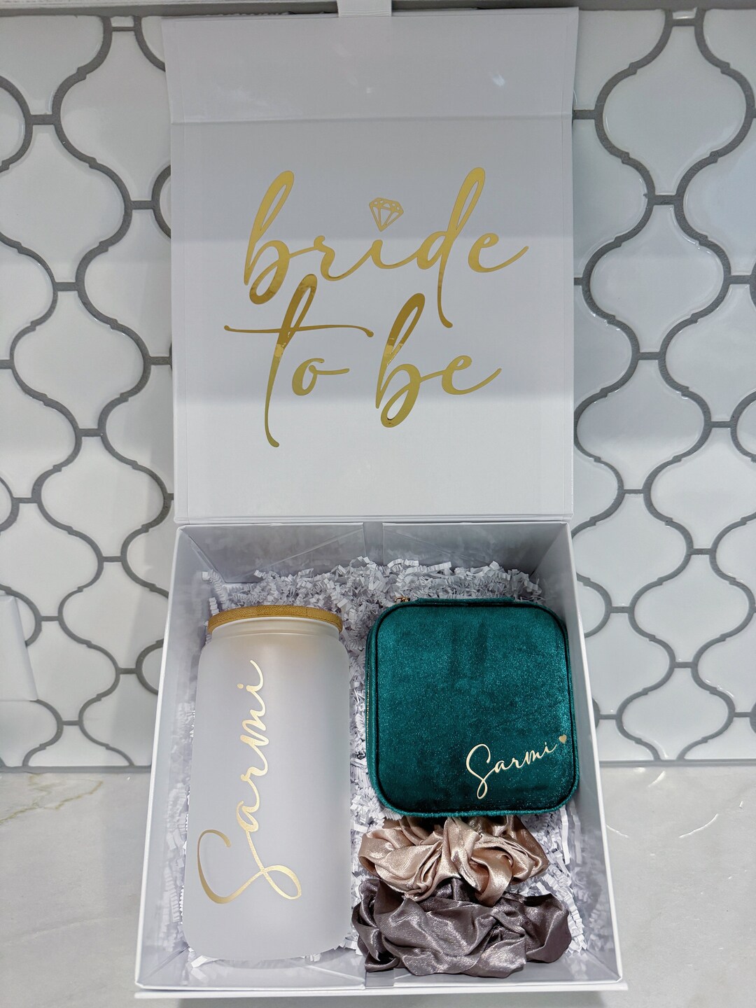 Bride to Be Gift Box, Bridesmaid Proposal, Personalized Gift Box ...