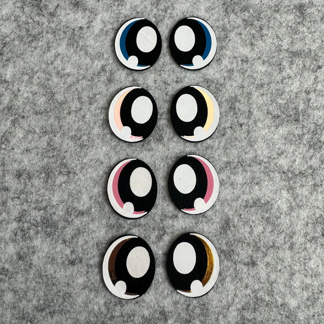 Kawaii Felt Eyes for Crochet, Crochet Amigurumi - Safety Felt Eyes ...