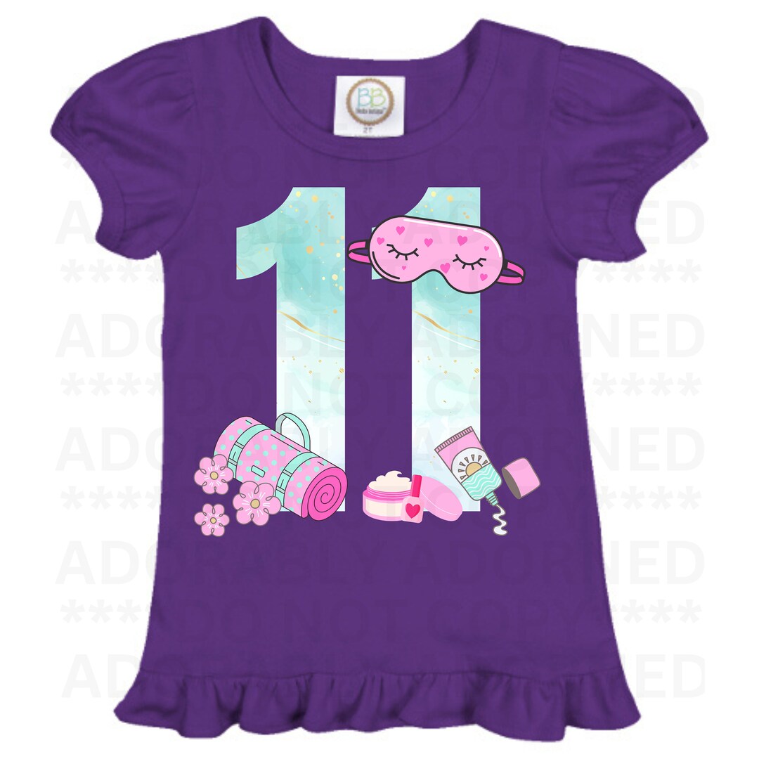 Spa Day Sleepover Makeup 11th Birthday PNG - Etsy