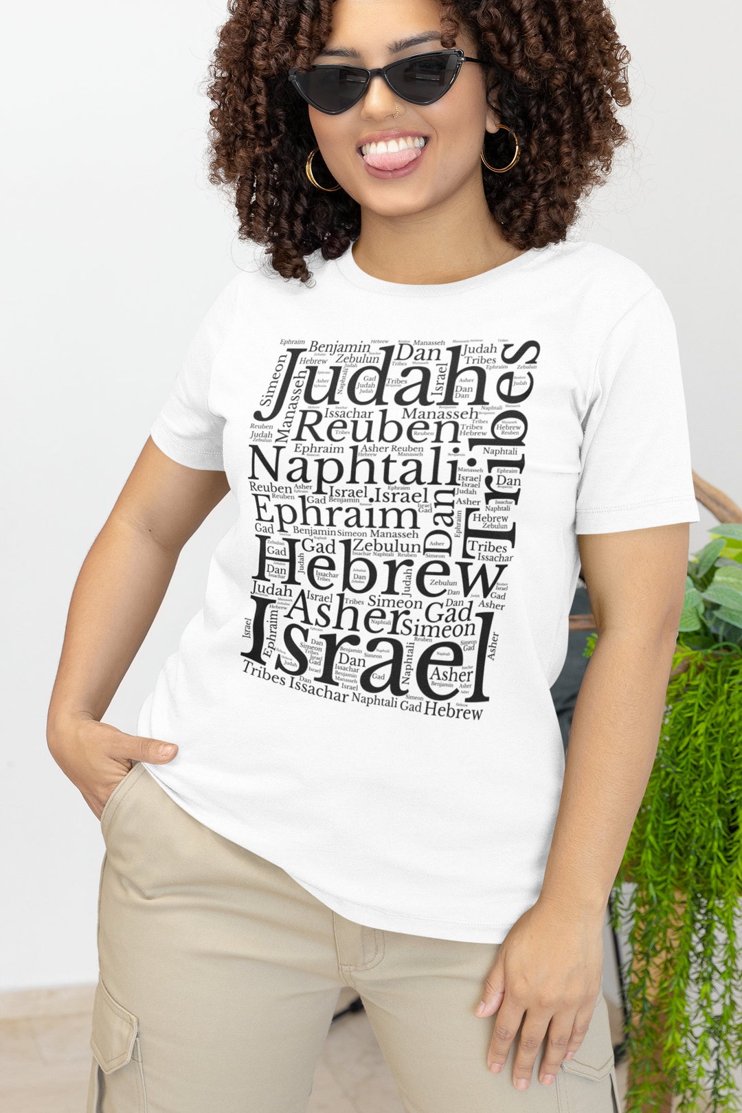 12 Tribes of Israel Tee, Bible Gift, Hebrew Shirt, Israelite Clothing ...