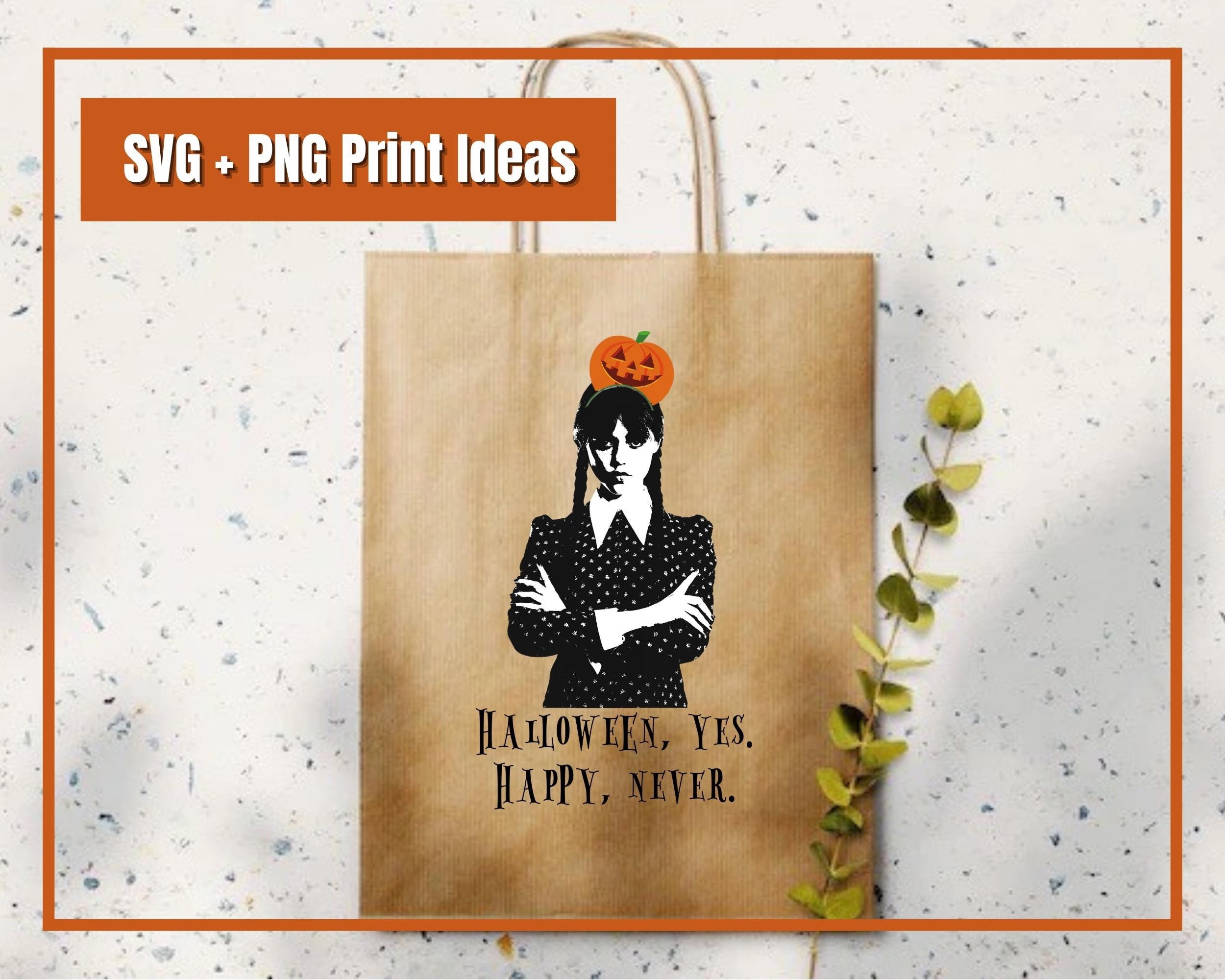 Wednesday Addams Halloween SVG Wednesday Svg Halloween - Etsy