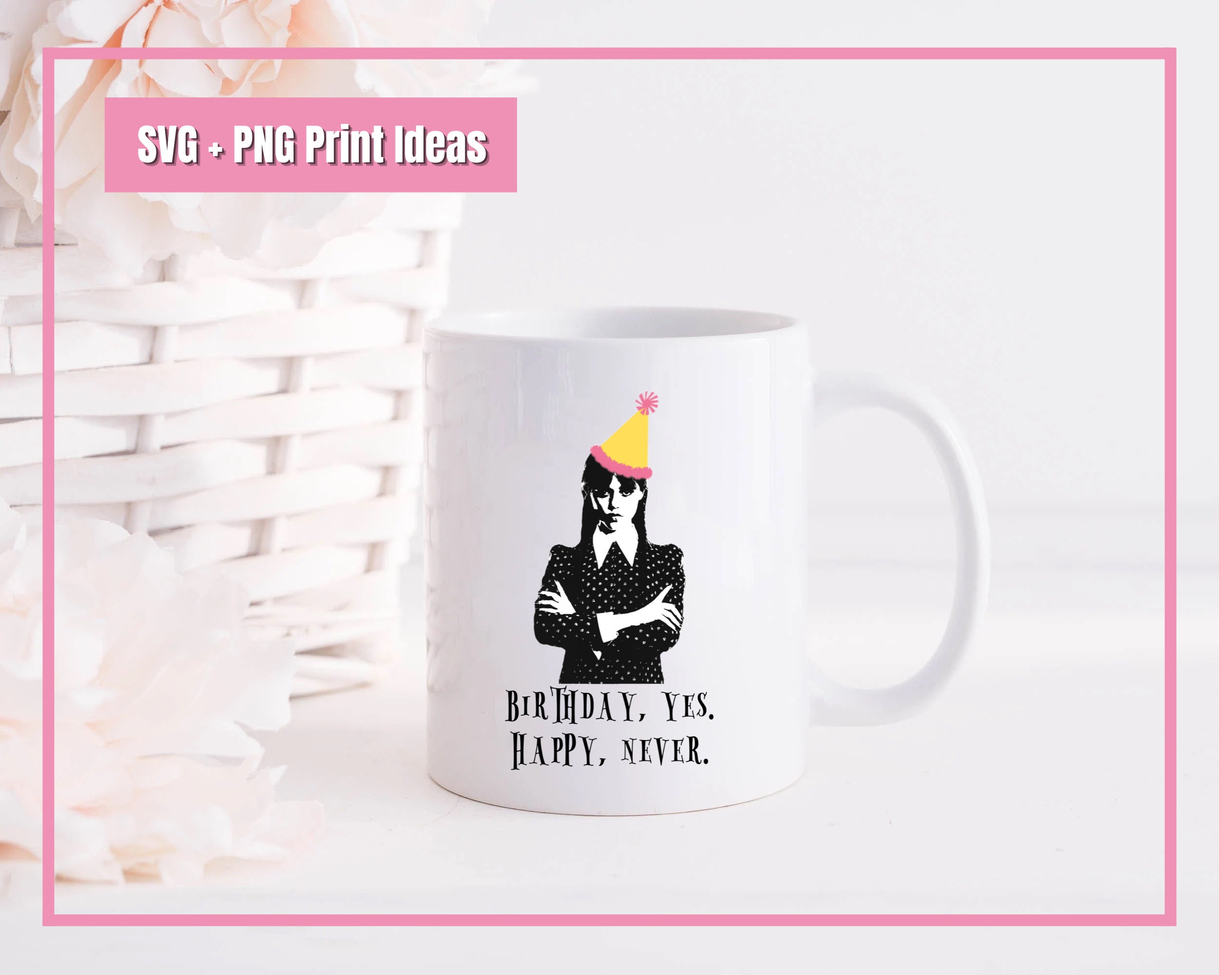 Wednesday Addams Happy Birthday Svg Wednesday Svg - Etsy