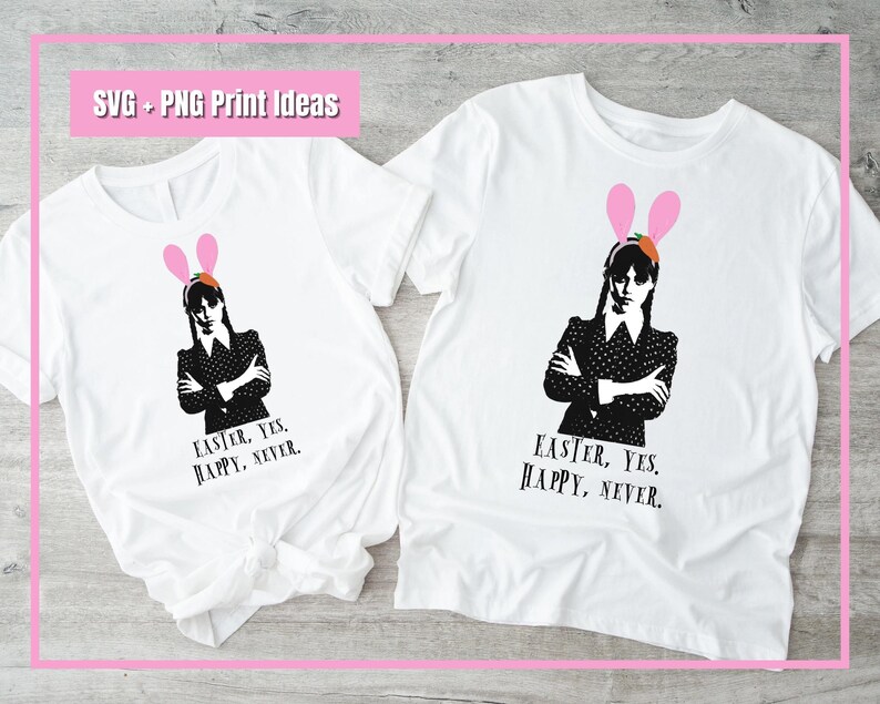 Wednesday Addams Easter Bunny Svg, Wednesday Svg, Easter Sunday ...