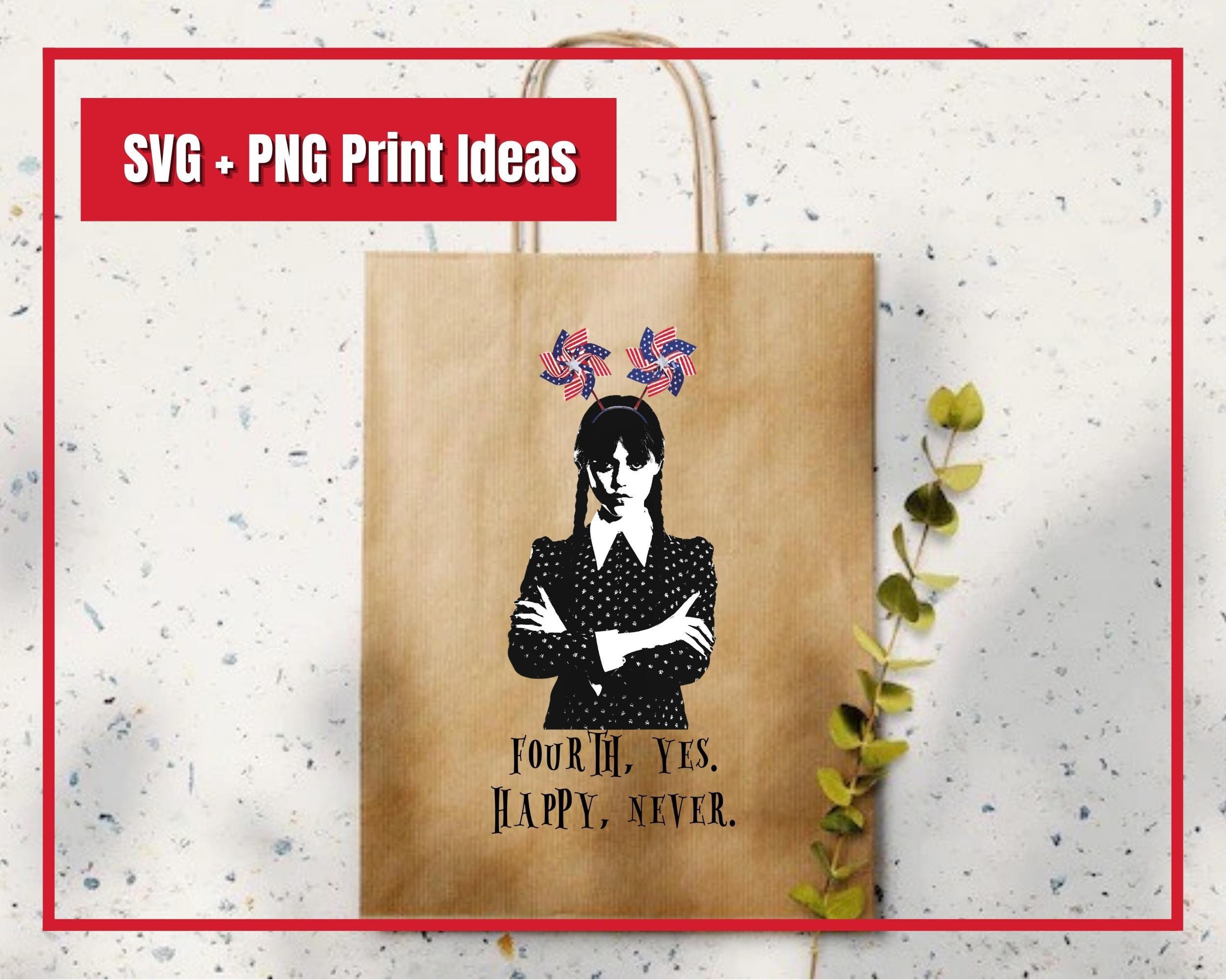 Wednesday Addams 4th of July SVG, Wednesday SVG, July 4th, Independence ...