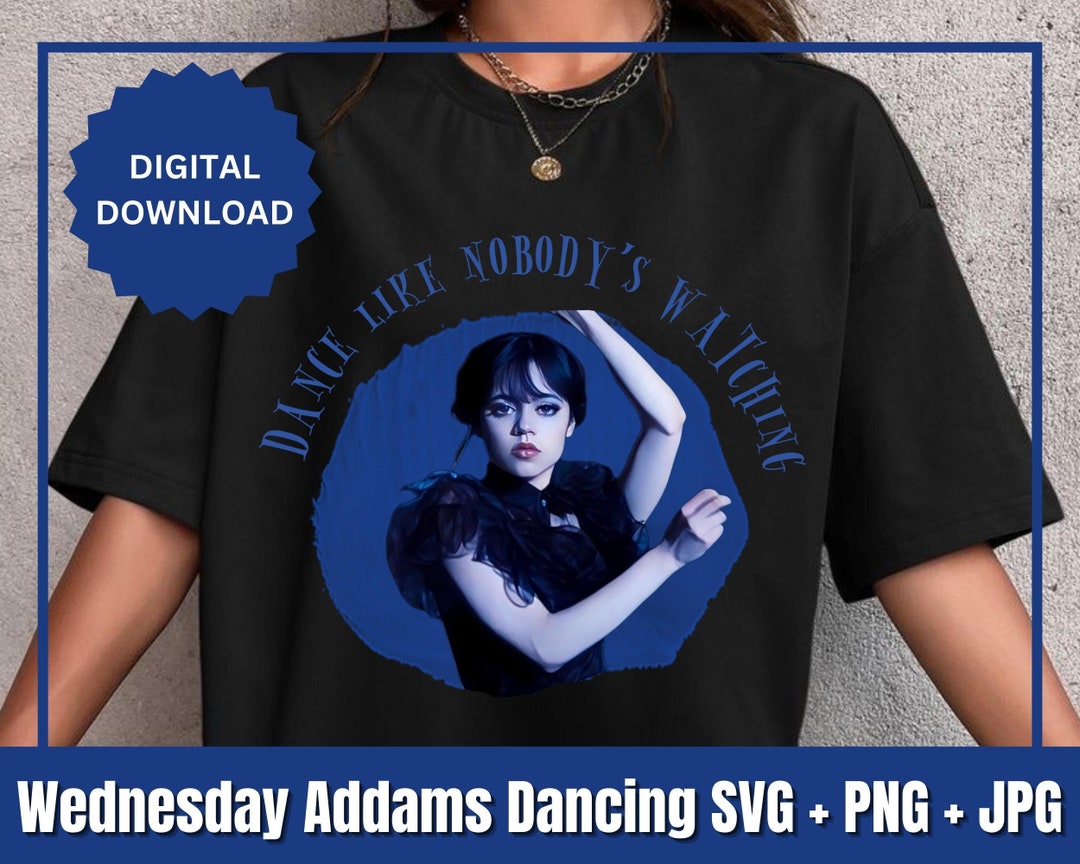 Wednesday Addams Dancing Svg Png Jpg, Wednesday SVG, Dancing Queen ...