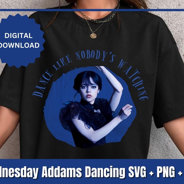 Wednesday Addams Png Dancing Queen - Etsy