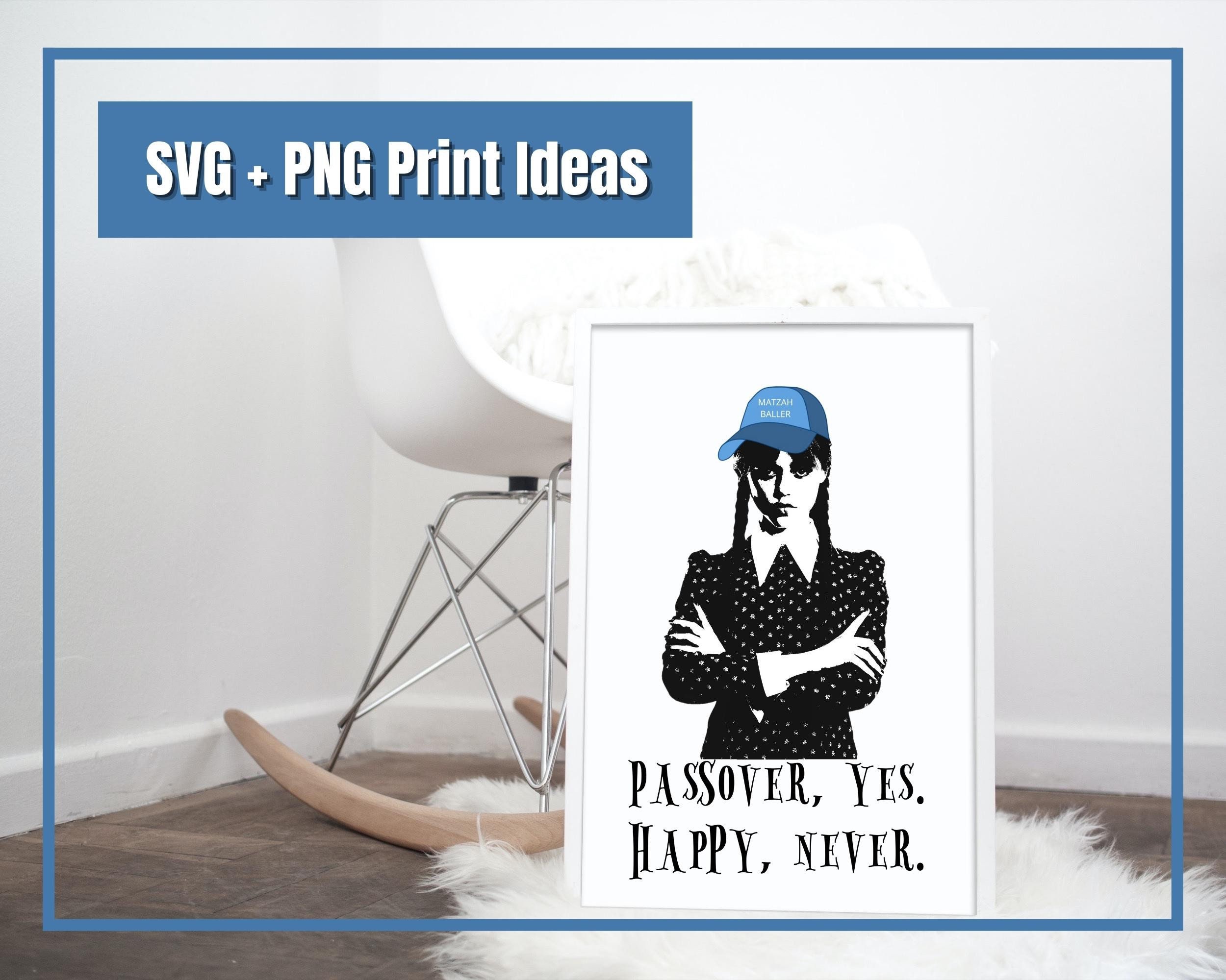 Wednesday Addams SVG Wednesday Svg Passover Pesach Chag - Etsy