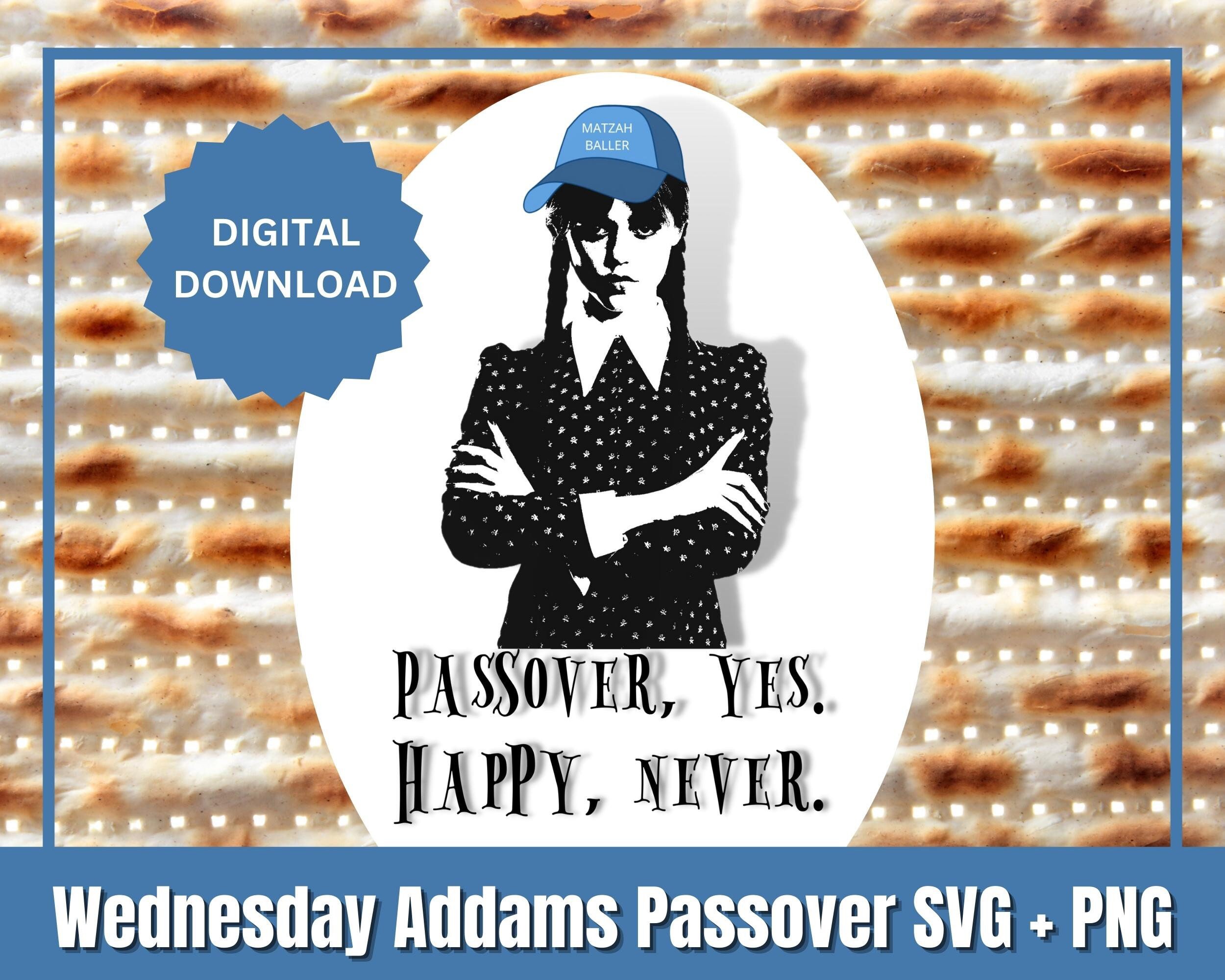 Wednesday Addams SVG Wednesday Svg Passover Pesach Chag - Etsy