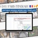 3 Day Paris Itinerary Editable Google Word Doc Template Paris Trip ...
