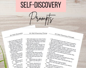 365 Self-discovery Journal Prompts Printable, Shadow Work Journaling ...