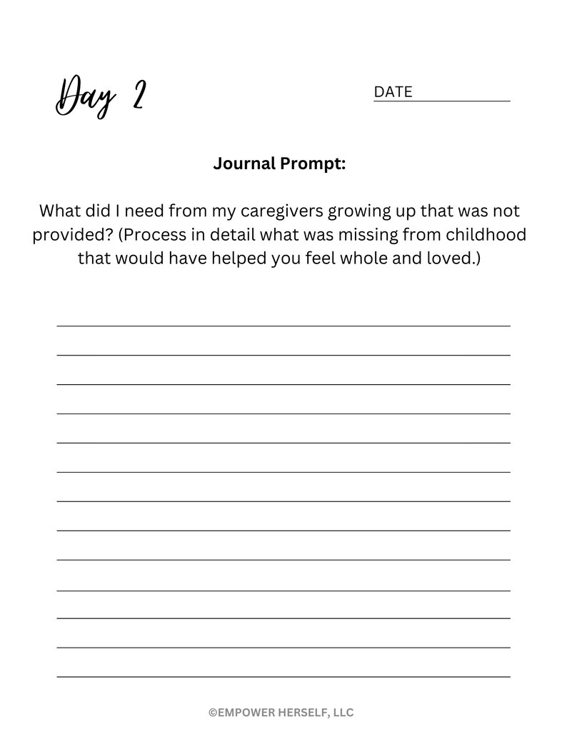 Inner Child Healing Workbook | Digital | Journal Prompts | Inner Child ...