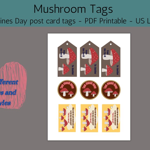 Mushroom Valentine - Etsy