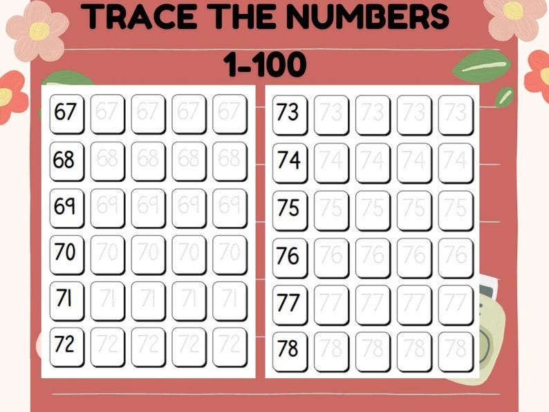 1-100 Numbers Tracing,alphabets Tracing,preschool Tracing,tracing Book ...