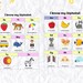 20 Pages Bilingual Spanish Posters Kids,,kids Workbook,preschool ...